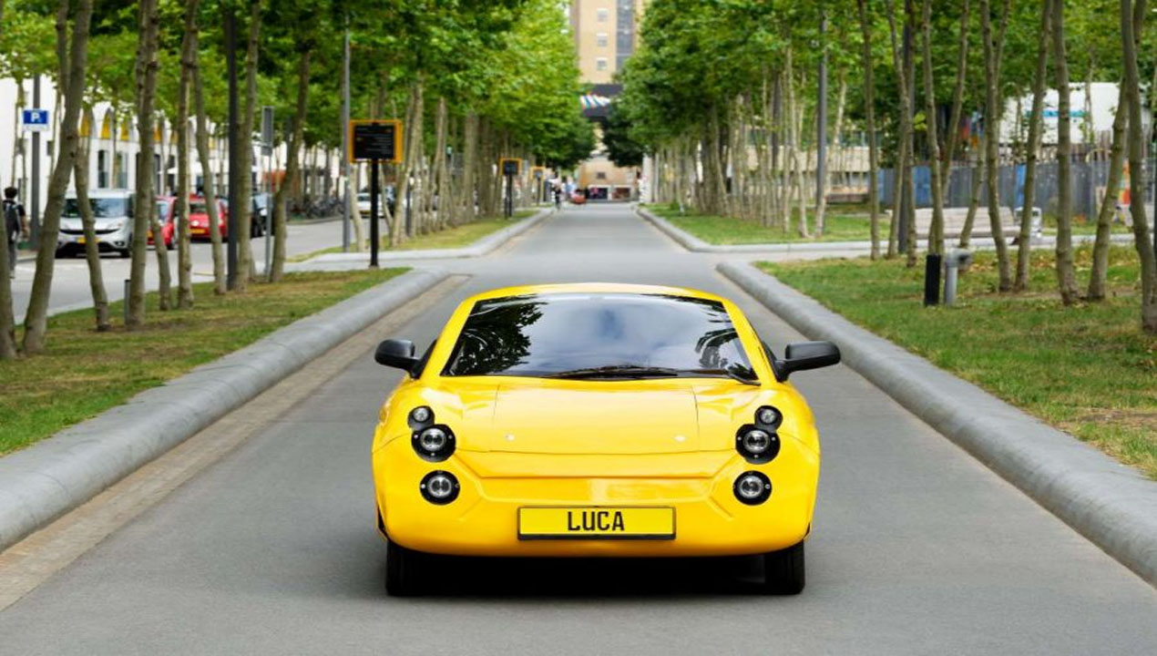 Luca, el auto eléctrico hecho con residuos domésticos y materiales ...