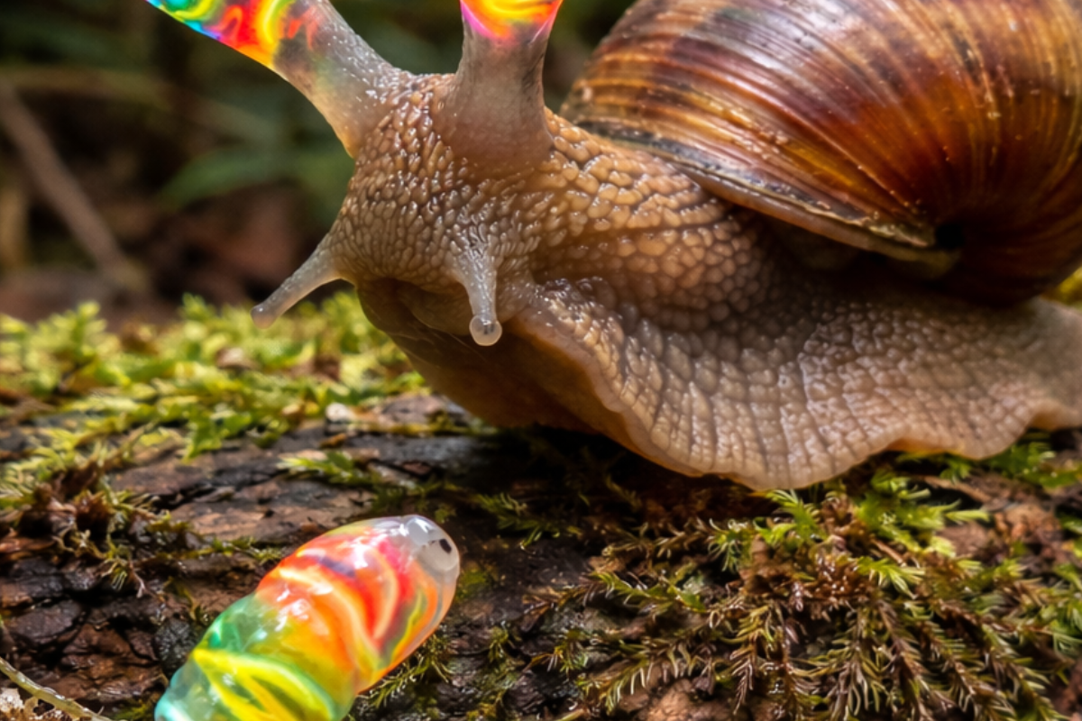 El caracol con “ojos de colores” que no es magia | Bioguia