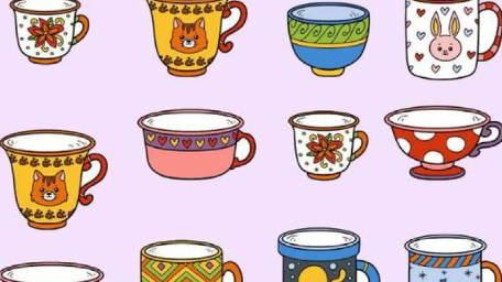 Reto viral para expertos: ¿Cuáles son las tazas que no tienen par ...